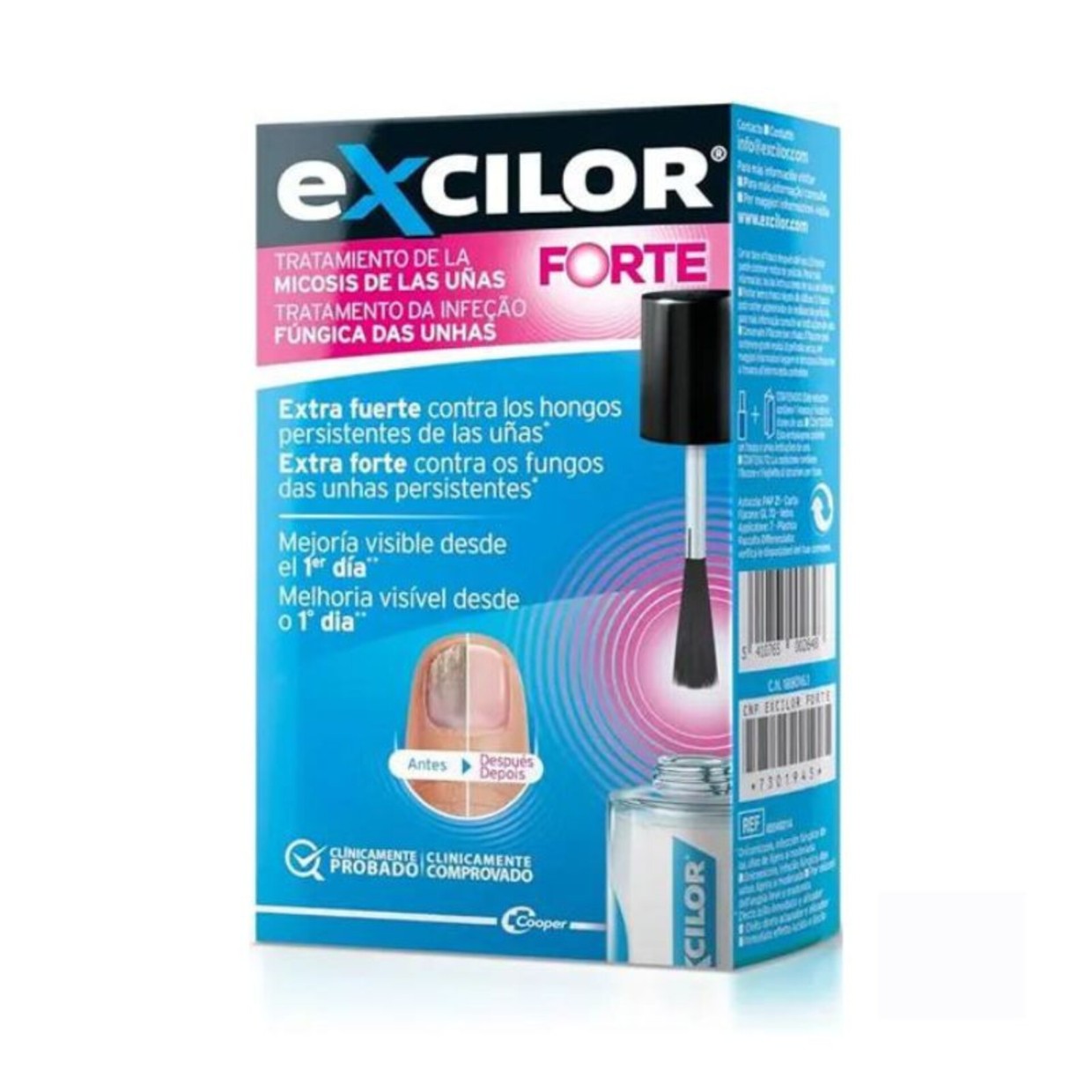 Excilor Forte Verniz Fungos Unhas | Sofarma - 7301945 - Sofarma
